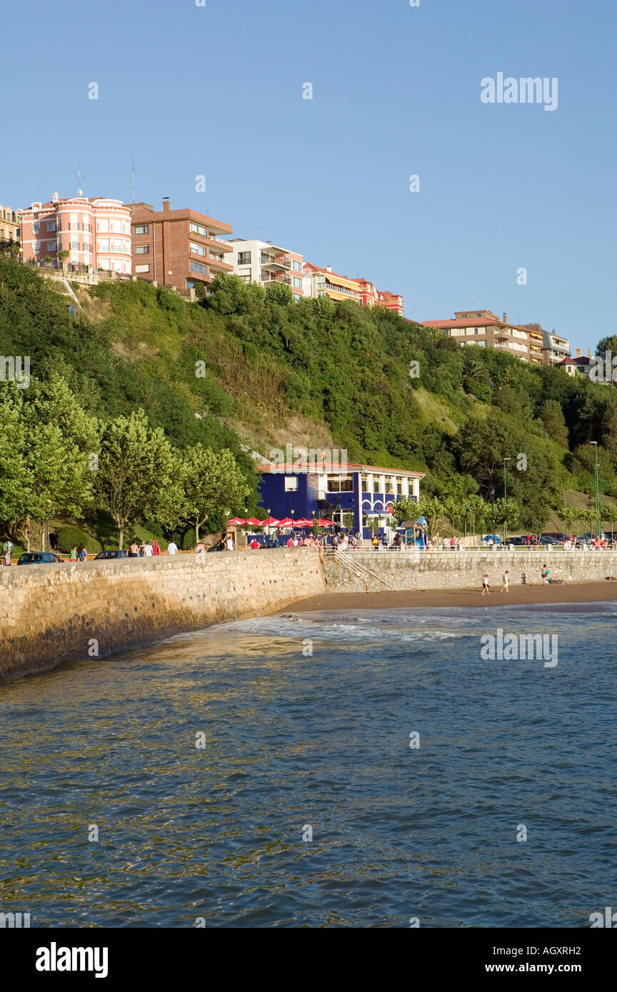 View from Puerto Viejo de Algorta Basque Country Spain Stock Photo - Alamy