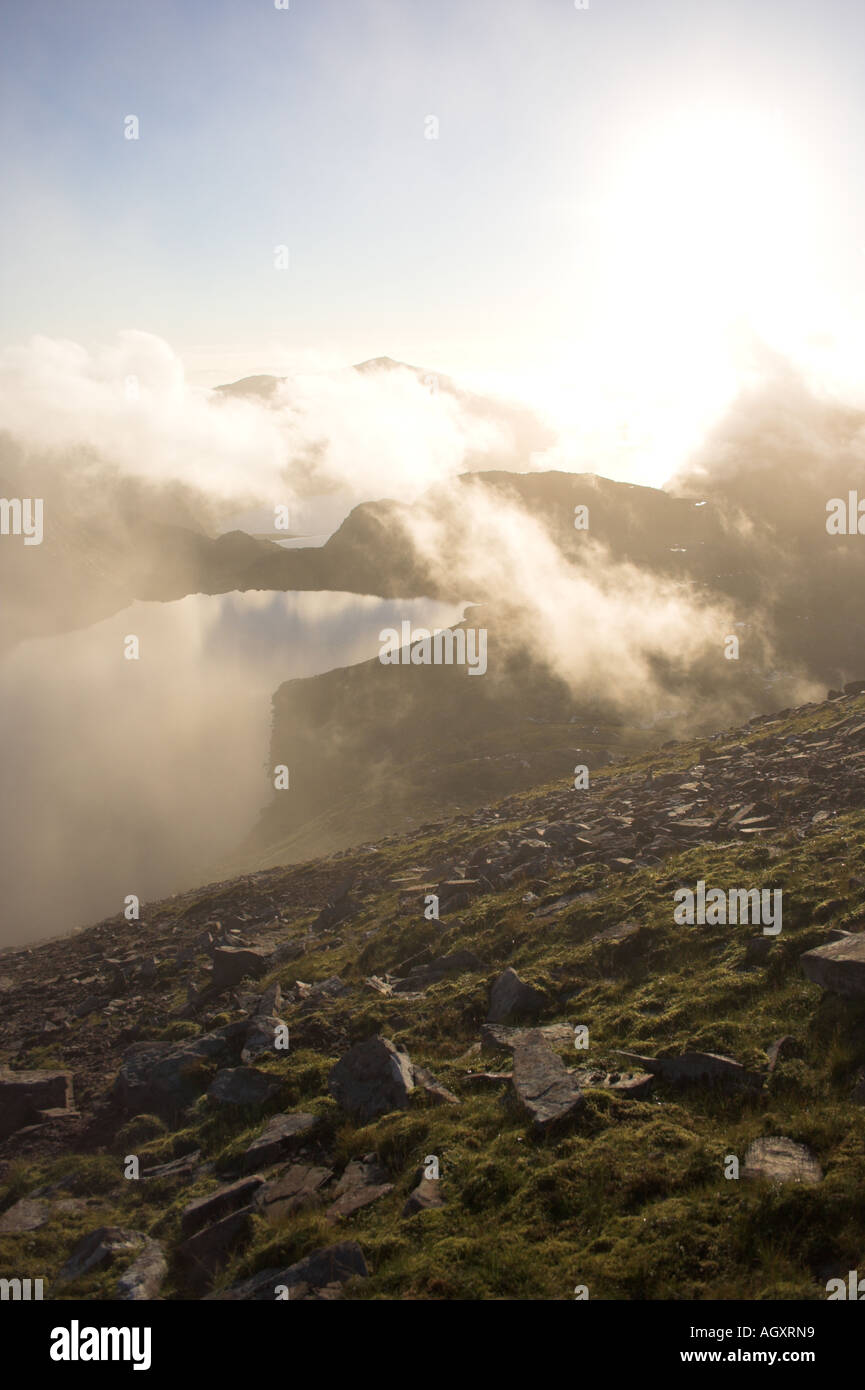 Mist and Cloud: Mountain Evening Light from Ruadh Stac Mor, Wester Ross ...