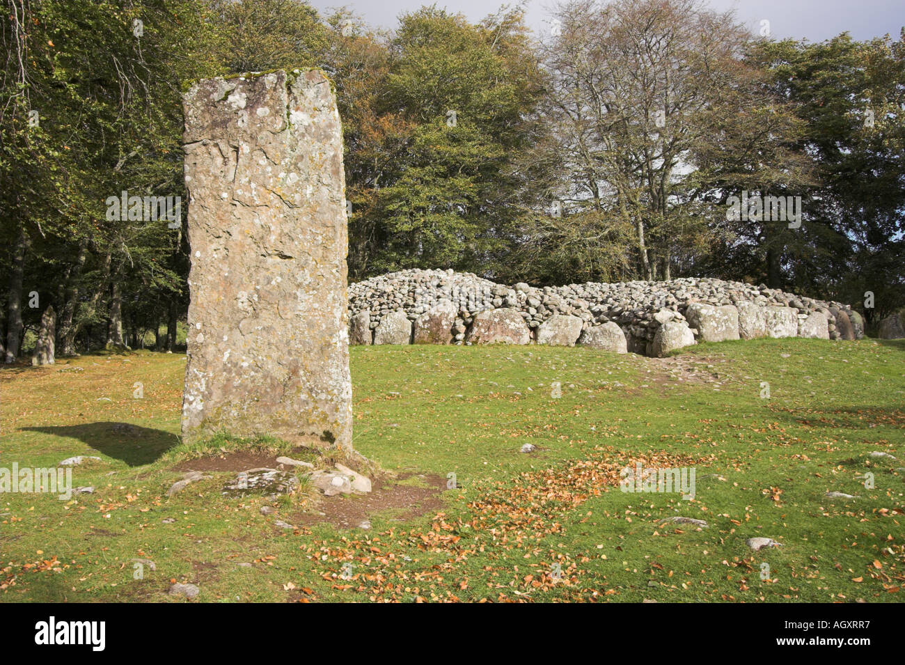 Clava Cairns, Banuaran, Inverness Stock Photo - Alamy