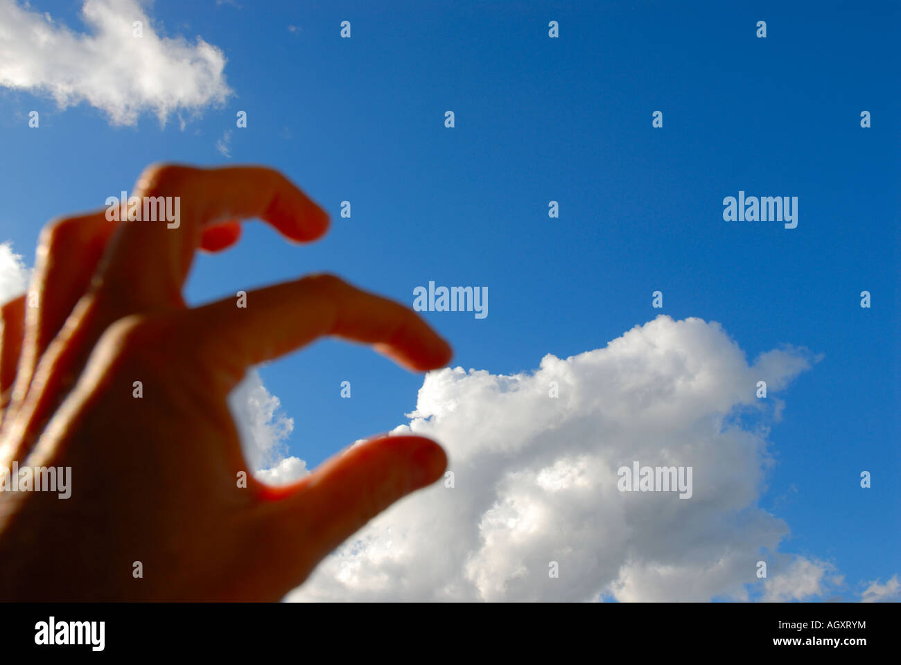 CLOUDBUSTER - TAKING A PIECE Stock Photo - Alamy