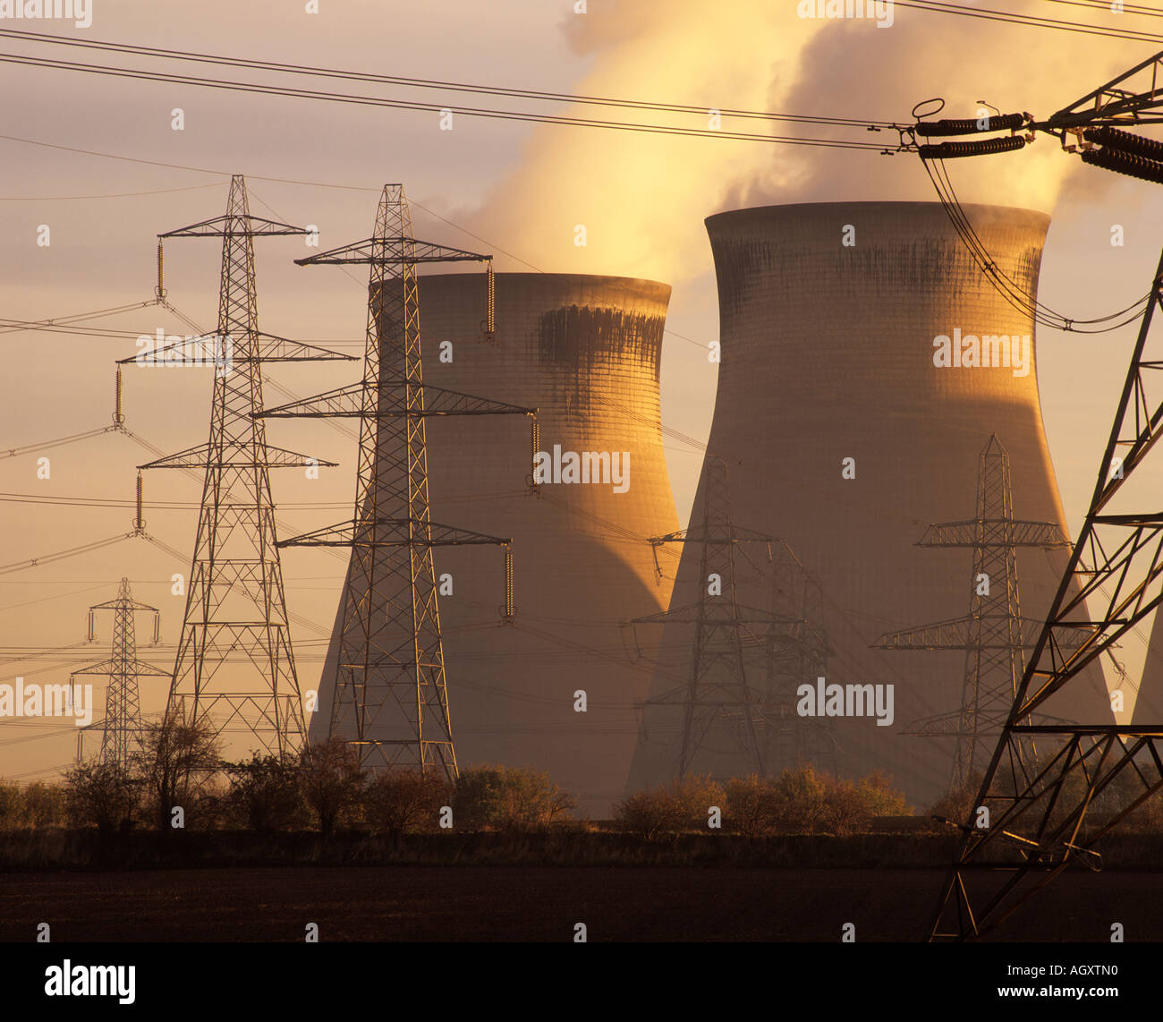 Coal fired power station, Ferrybridge, Yorkshire Stock Photo - Alamy
