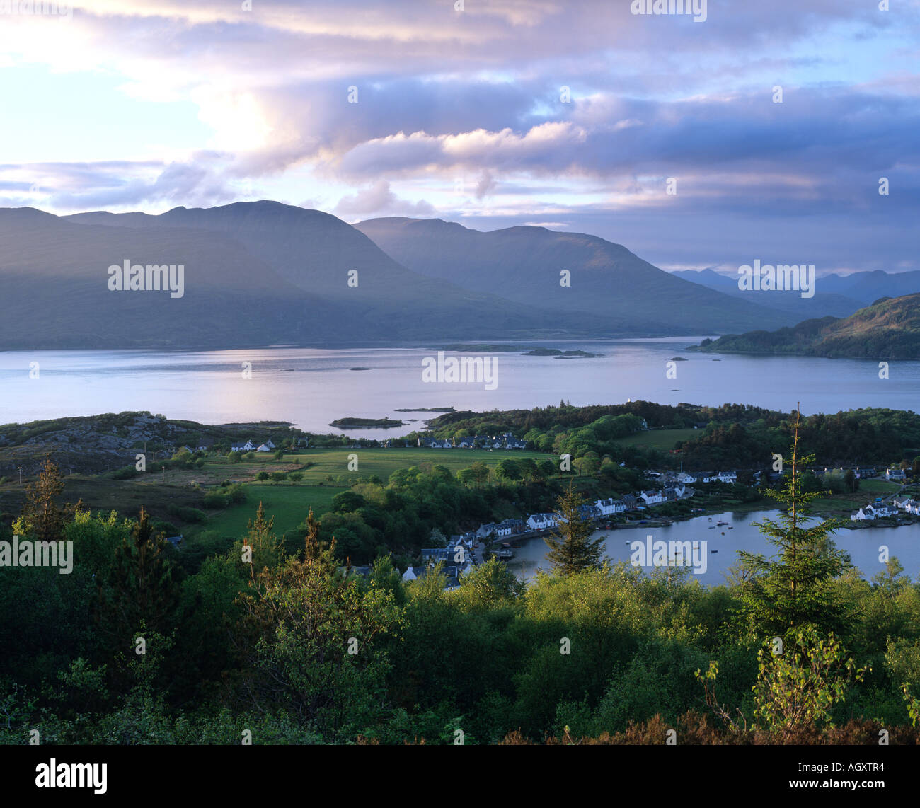 Plockton and Loch Carron, Highland, Scotland, UK Stock Photo - Alamy