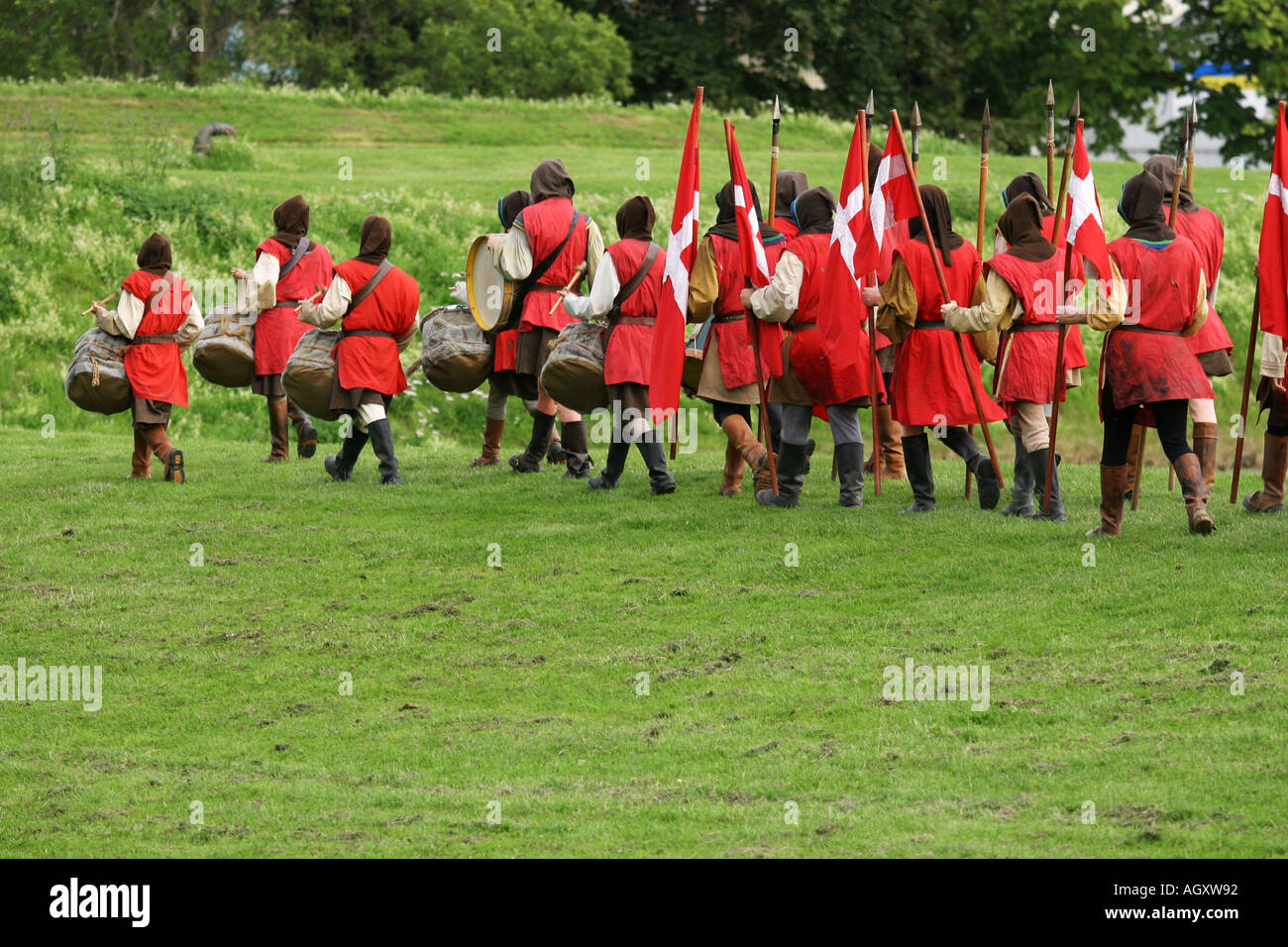 Medieval army marching hi-res stock photography and images - Alamy