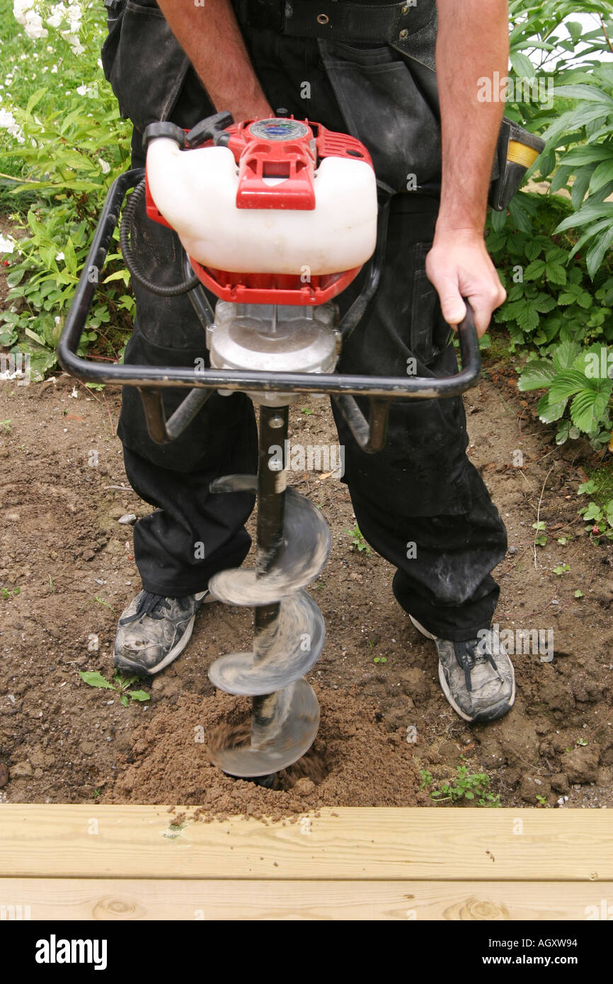 Drilling hole cast concrete hi-res stock photography and images - Alamy
