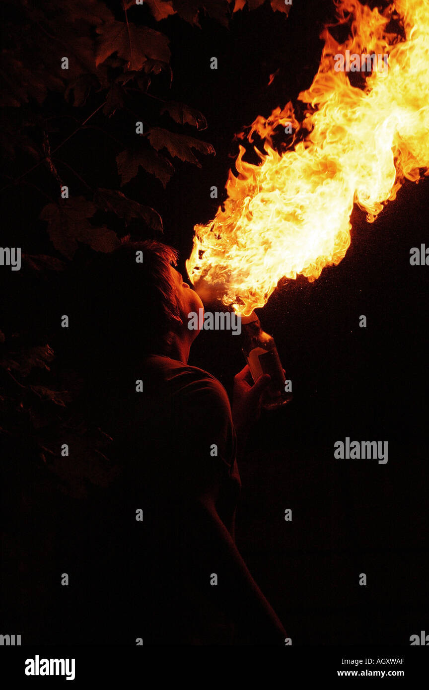 Fire breathing hi-res stock photography and images - Alamy