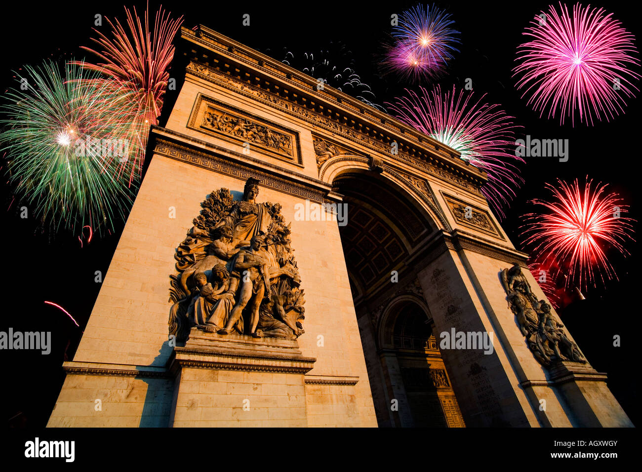 Arc of Triumph, Paris, France Stock Photo - Alamy
