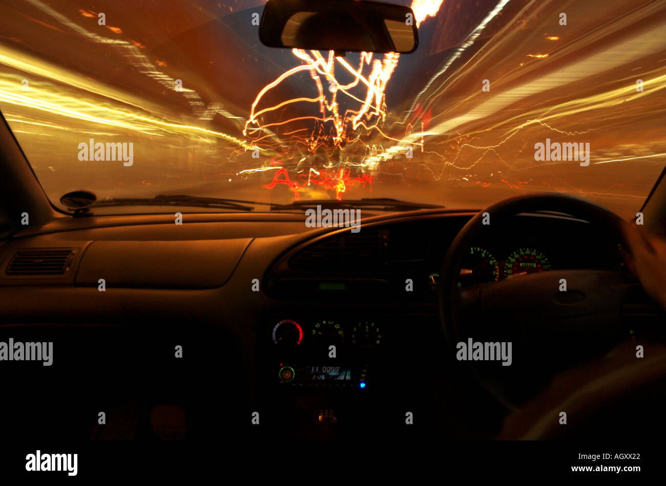 Sleepy night driving hi-res stock photography and images - Alamy