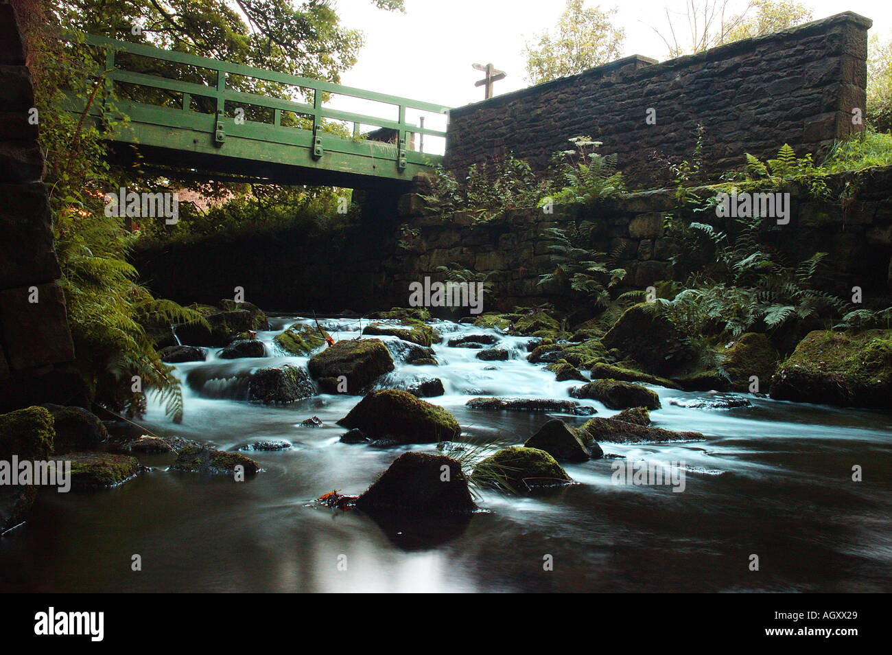 River Kinder Derbyshire Stock Photo - Alamy