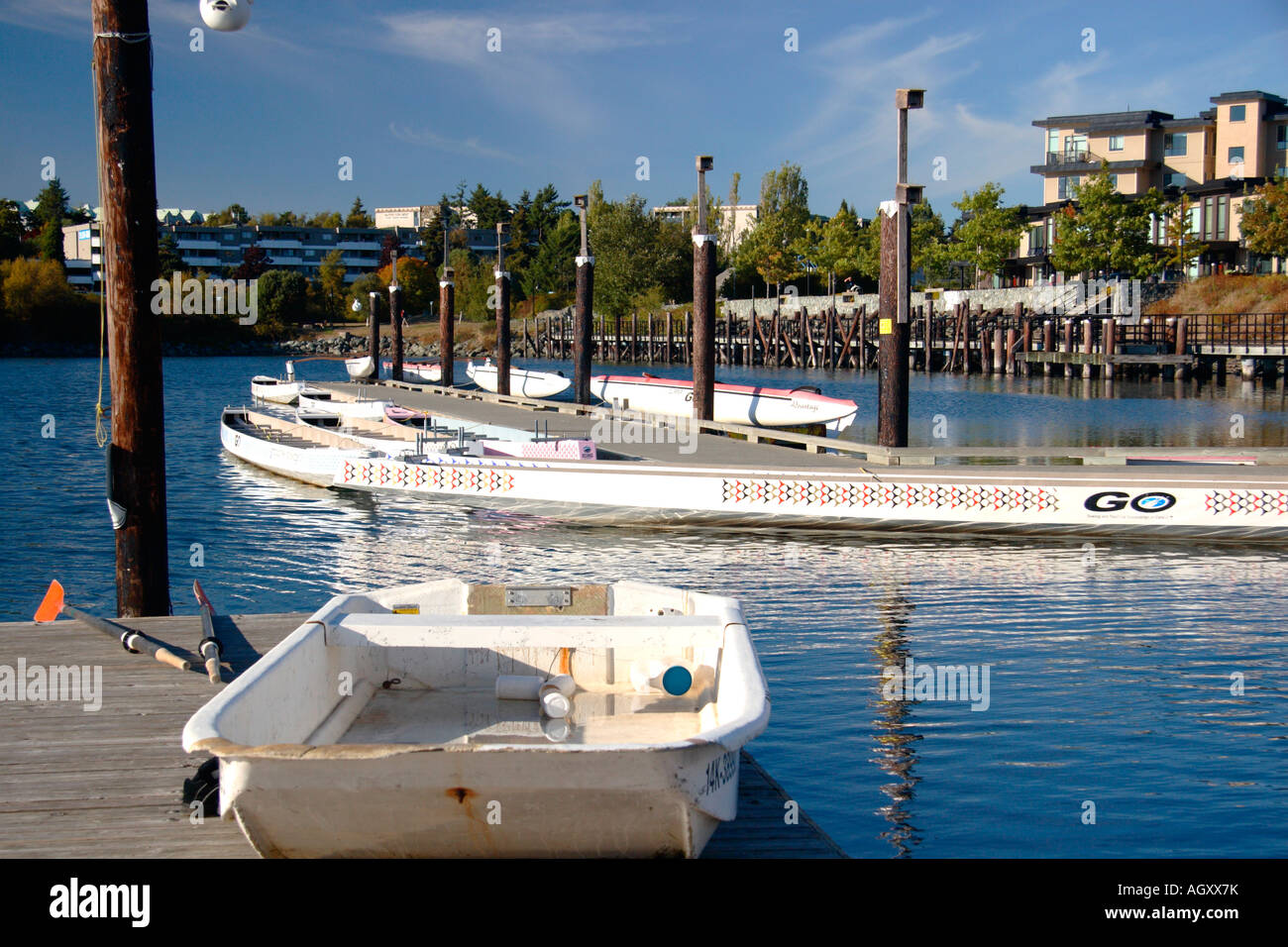 Rowing boat docks hi-res stock photography and images - Alamy