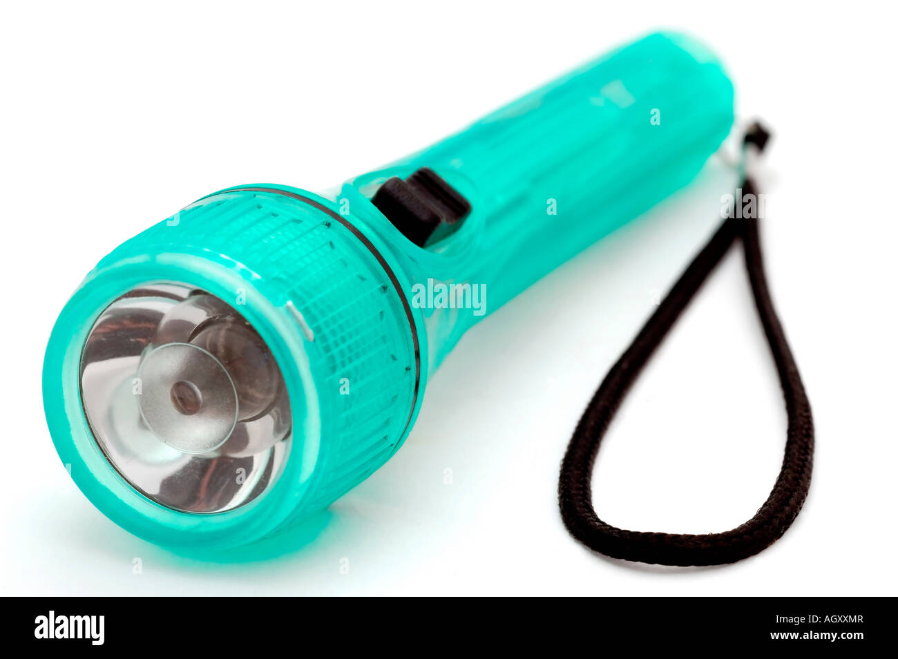 Green Battery Powered Torch Stock Photo - Alamy