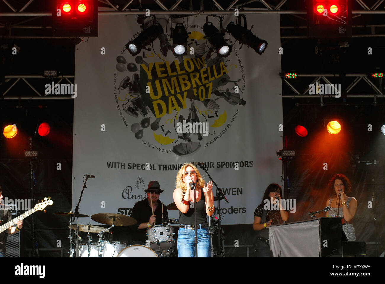 Singer-songwriter Lucie Silvas (b 4 Sept 1977) on stage at Yellow ...