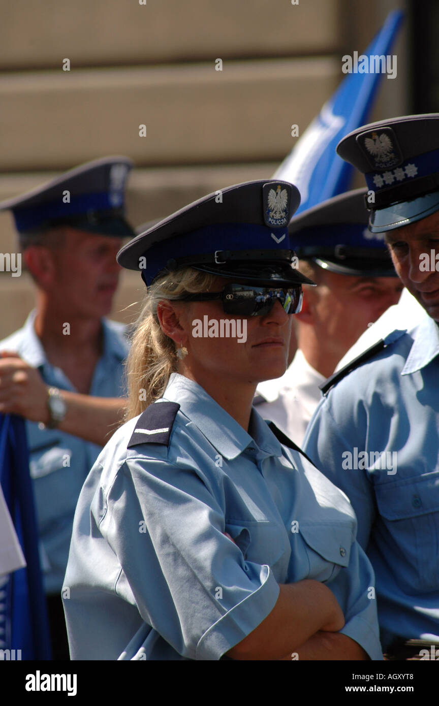 Polish police woman hi-res stock photography and images - Alamy