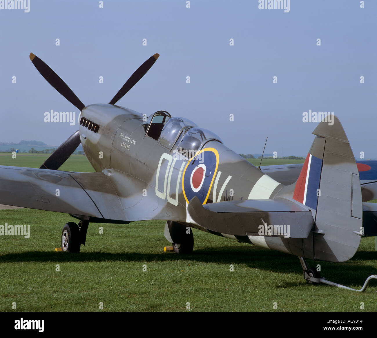 Supermarine Spitfire Tr 9 two seat trainer in the colours of 485 ...