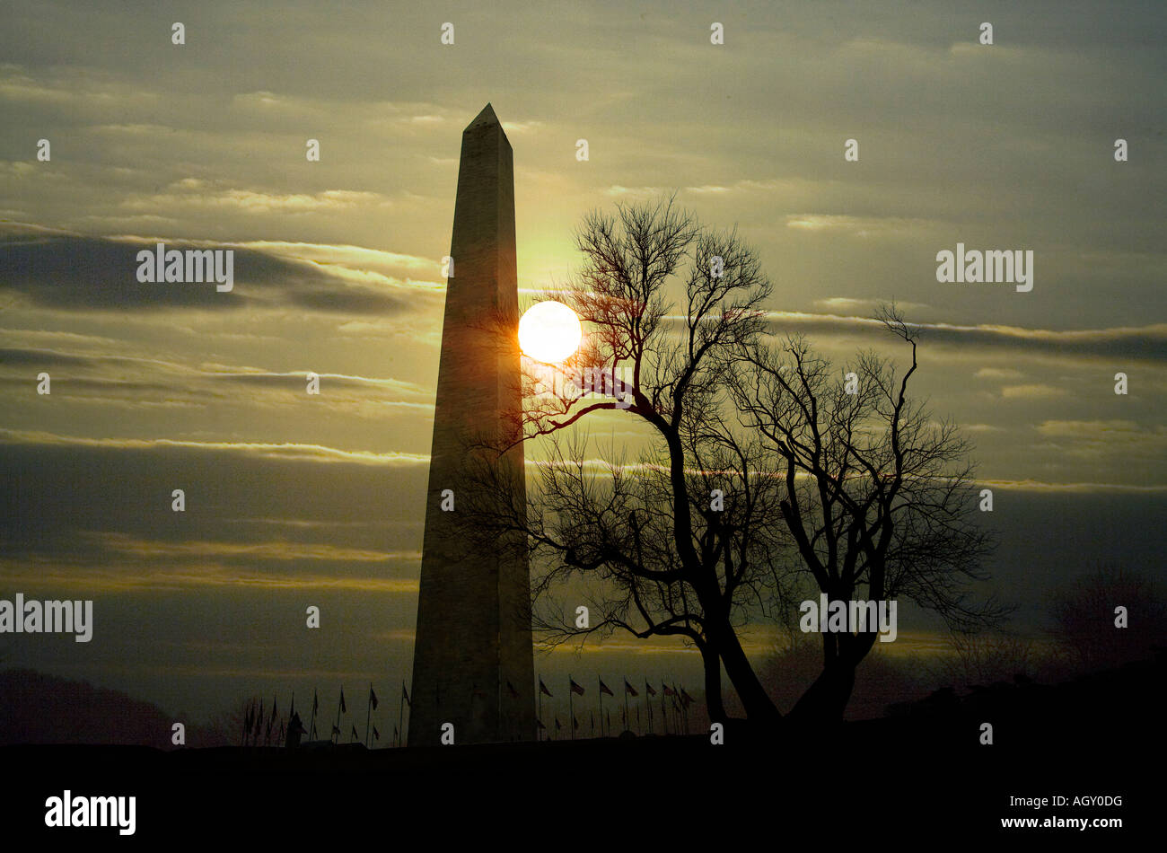 First washington monument hi-res stock photography and images - Alamy