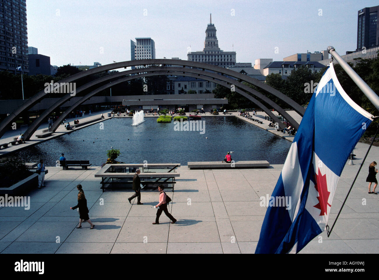 Nathan Phillips Square Toronto Canada Stock Photo - Alamy