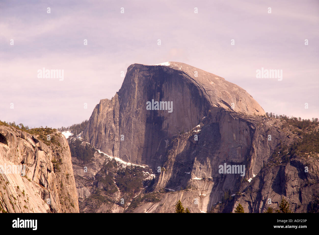 Yosemite National Park Half Dome Rock portrait Stock Photo - Alamy