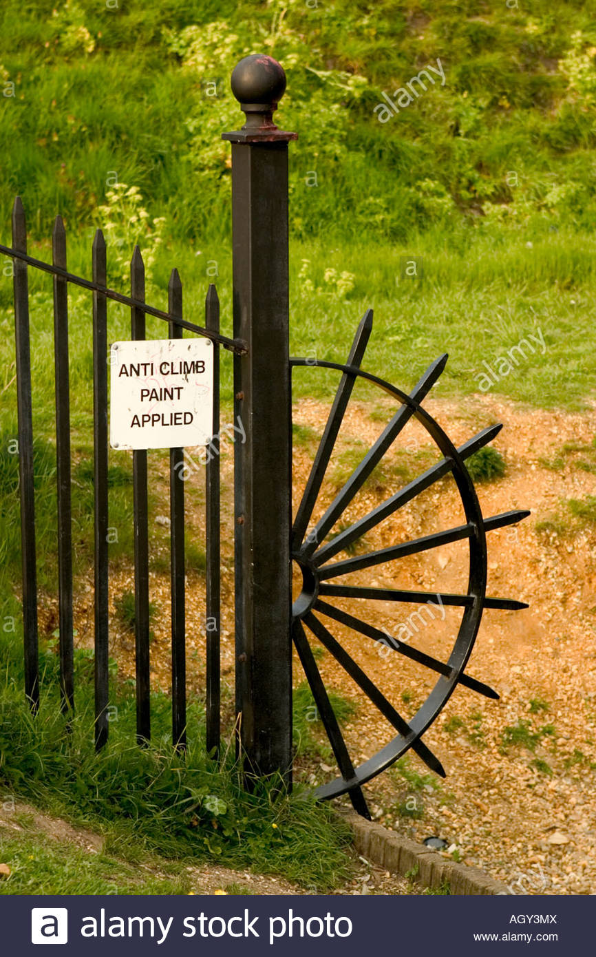 Anti Climb Barrier High Resolution Stock Photography and Images - Alamy