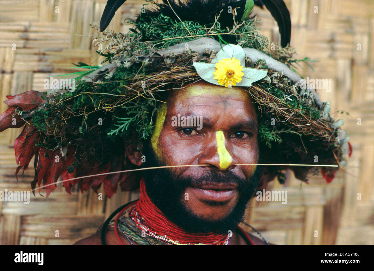 Huli tribesman hi-res stock photography and images - Alamy