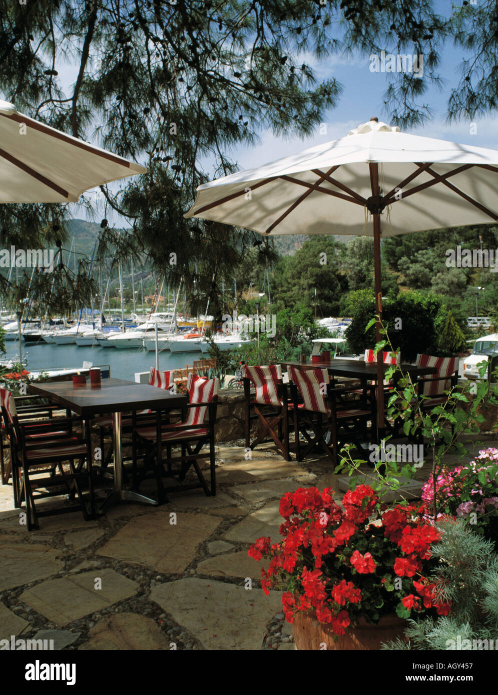 the Port Gocek marina in gocek Stock Photo - Alamy