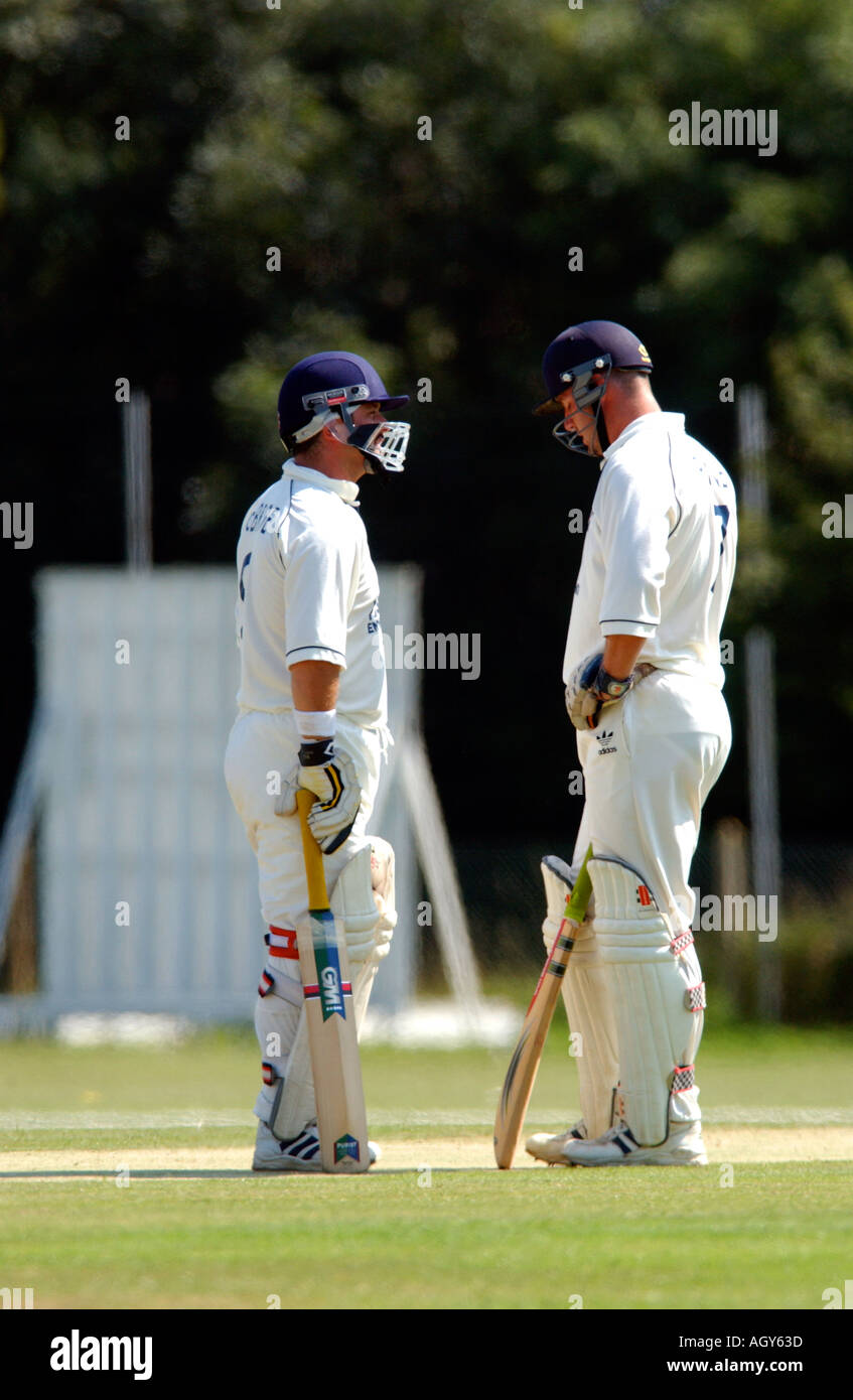 Game of Cricket Stock Photo - Alamy