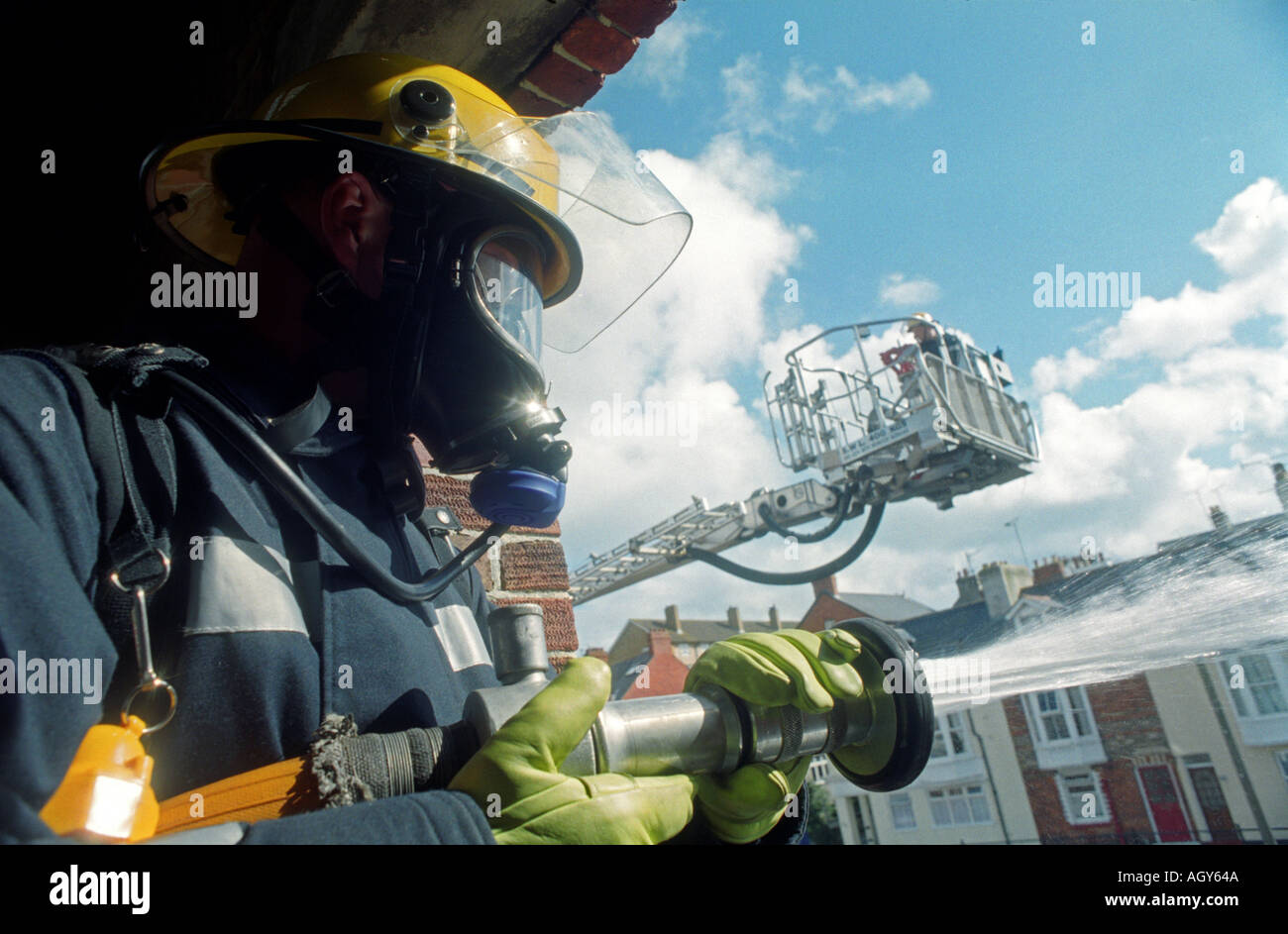 Using fire hose reel hi-res stock photography and images - Alamy