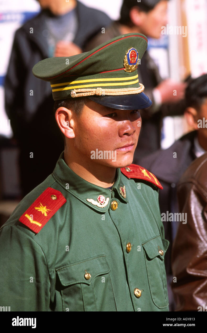 Tibetan soldier hi-res stock photography and images - Alamy
