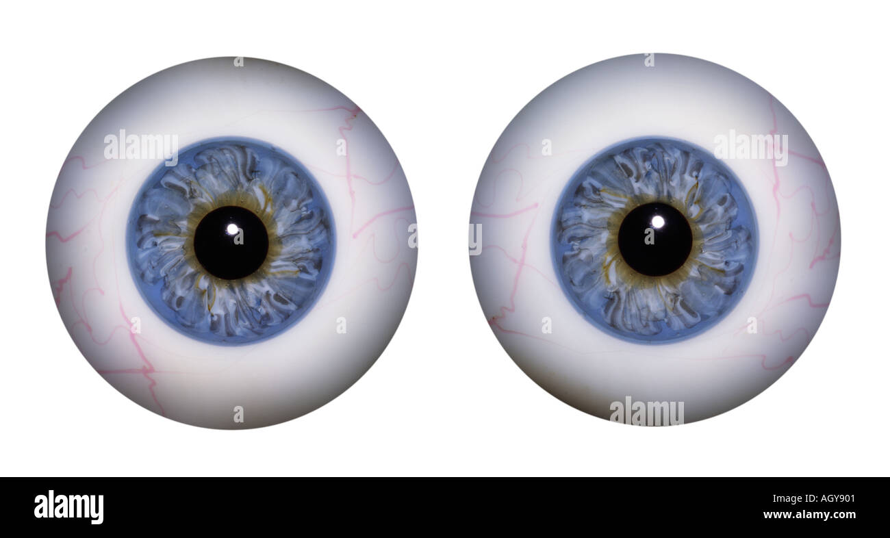 Blue glass eye Cut Out Stock Images & Pictures - Alamy