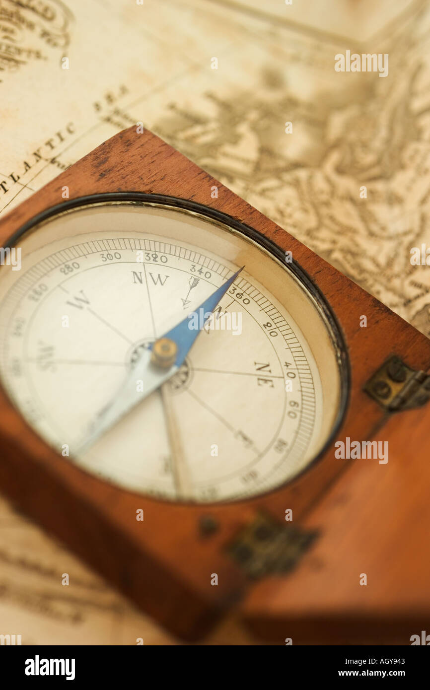 Plotting compass hi-res stock photography and images - Alamy