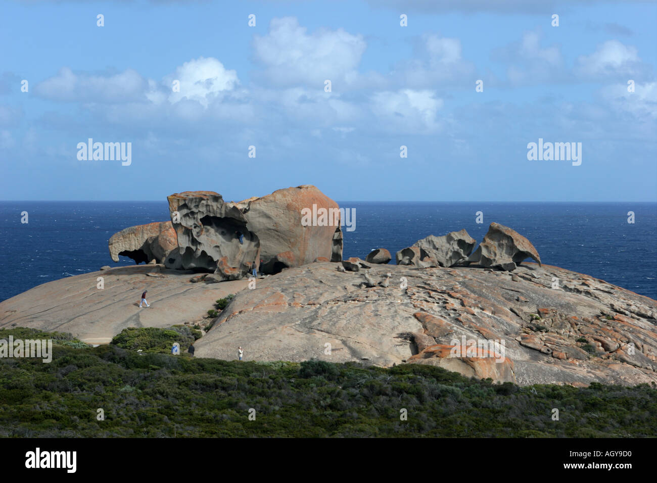 Remarkable Rocks Kirkpatrick Point Flinders Chase National Park Kangaroo Island Australia Stock ...