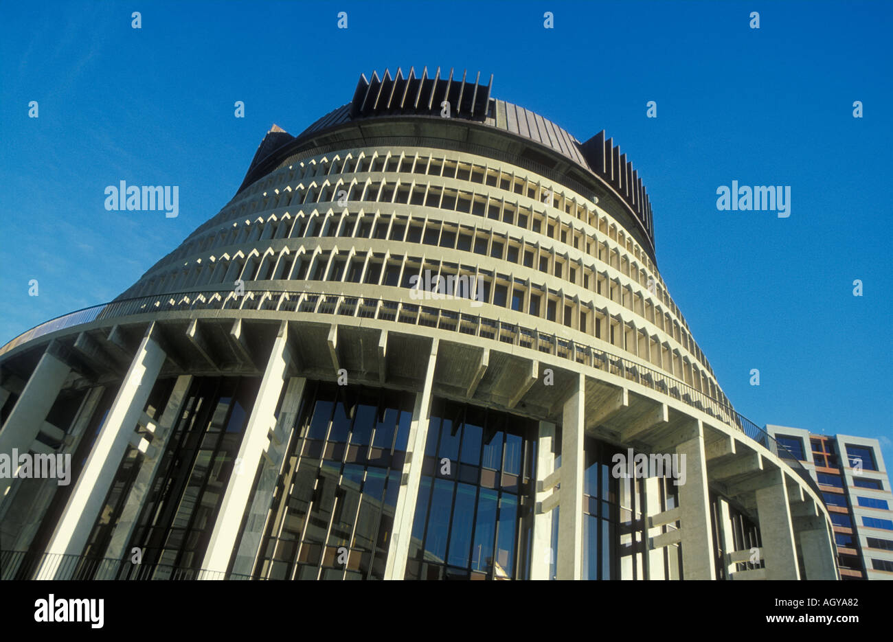 new zealand wellington new zealand The Beehive by Sir Basil Spence new ...