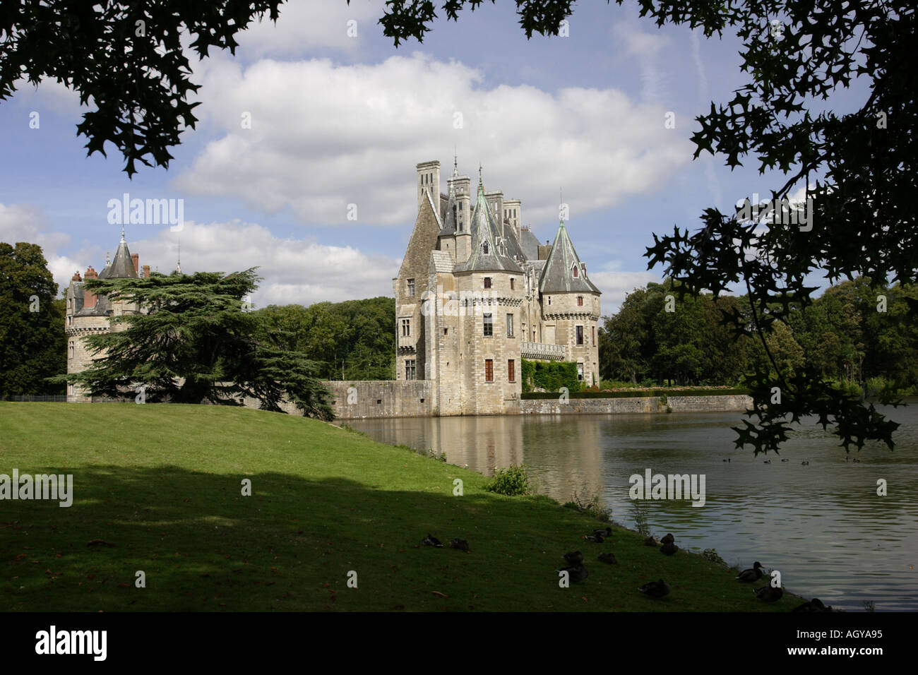 Le Chateau de la Bretesche Missillac Brittany France Stock Photo - Alamy
