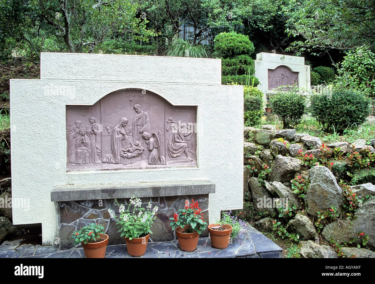 Christian Memorial Nagasaki Japan Stock Photo - Alamy
