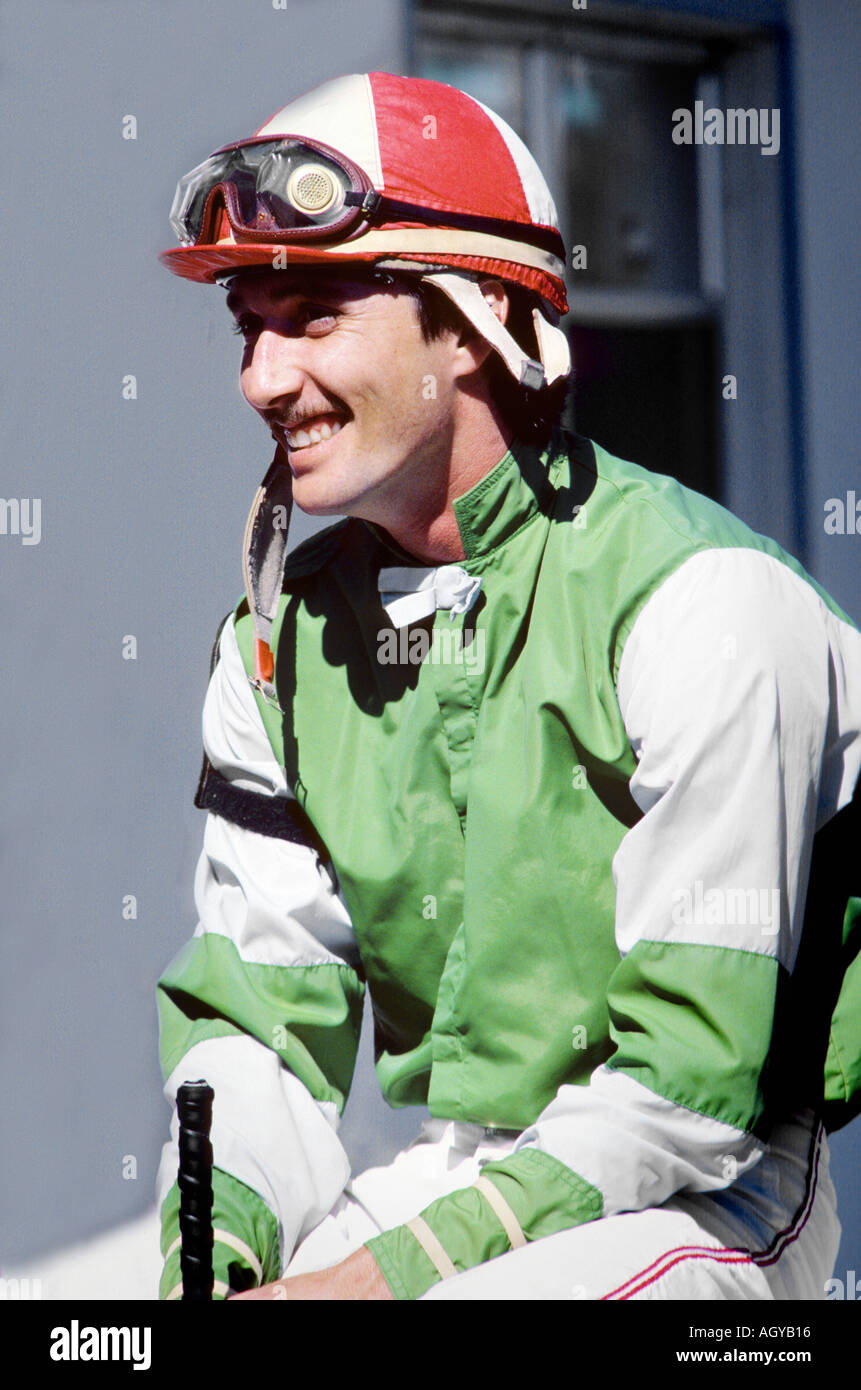 Horse jockey portrait hi-res stock photography and images - Alamy