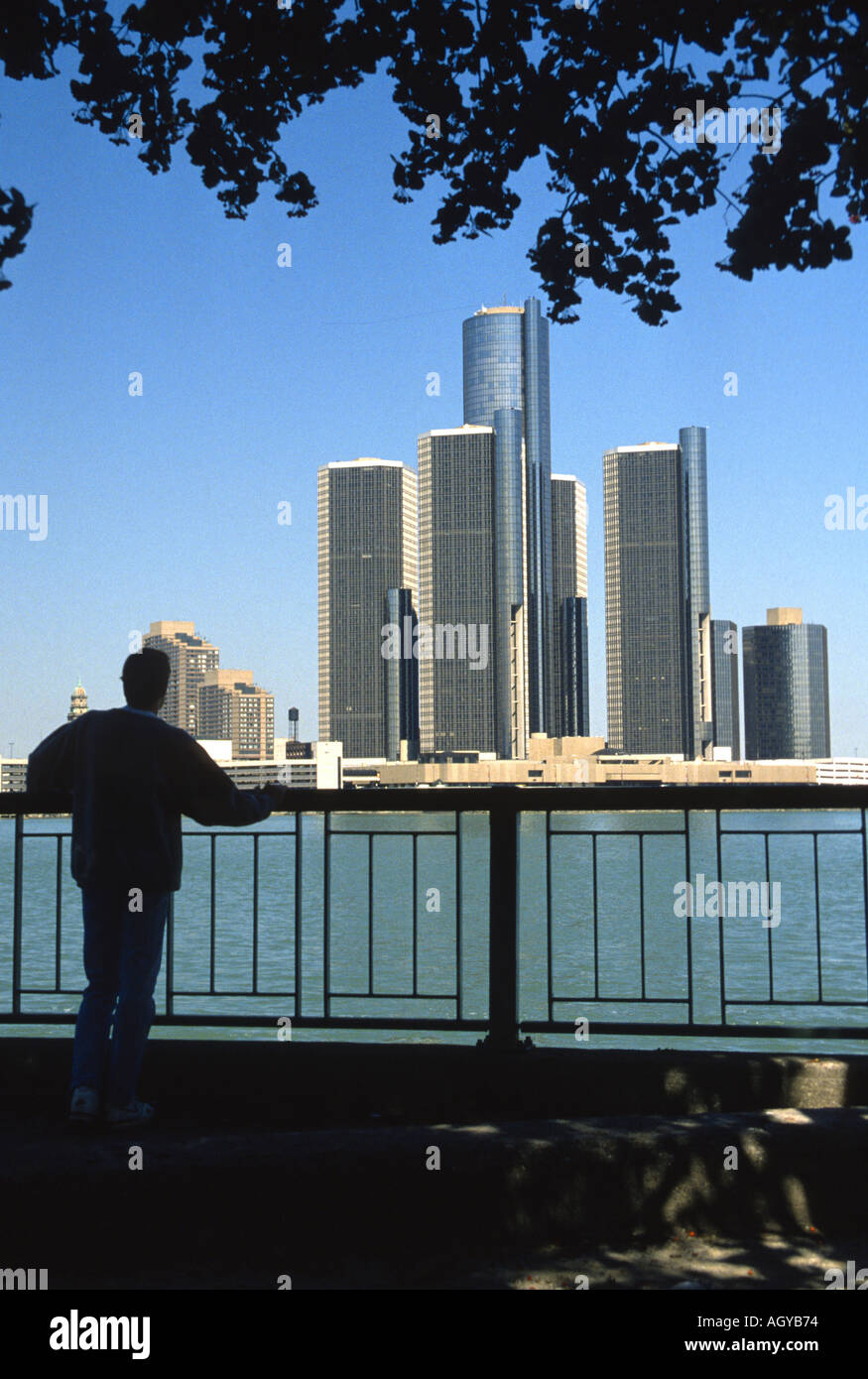 Detroit landscape hi-res stock photography and images - Alamy