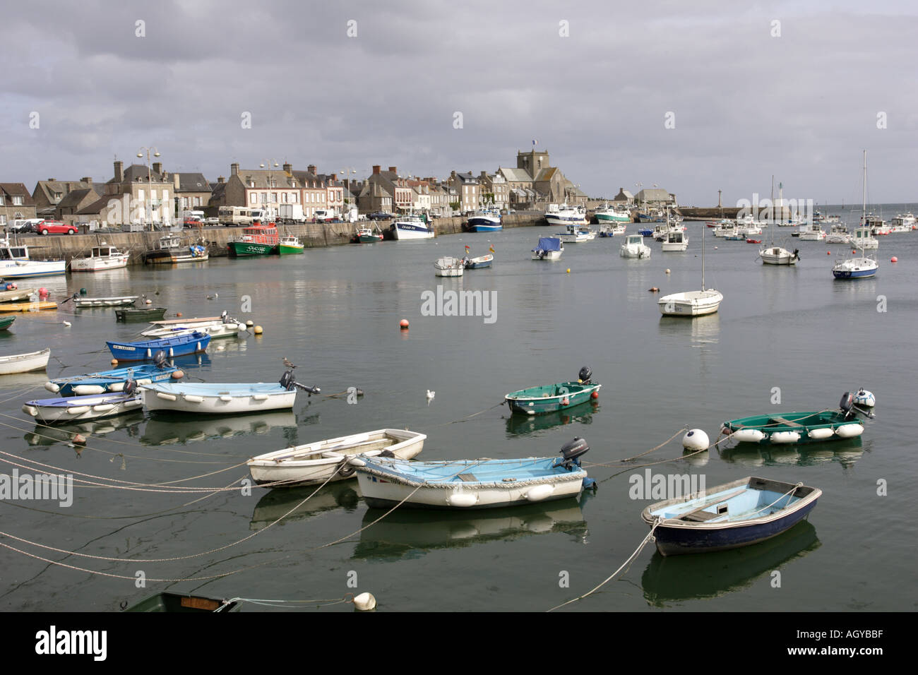 Barfleur harbour Normandy France Stock Photo - Alamy