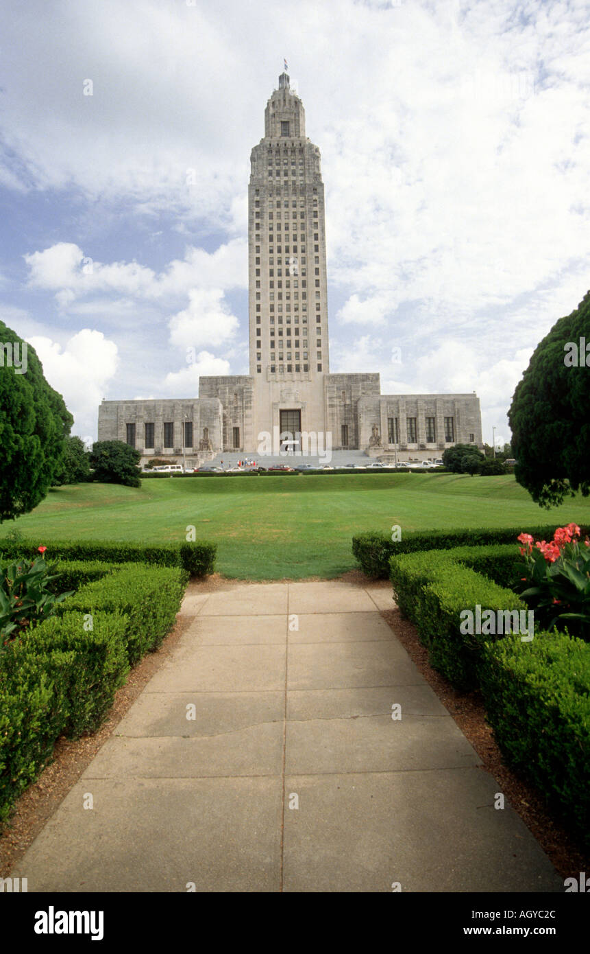 Baton Rouge Louisiana State Capitol Building Stock Photo - Alamy