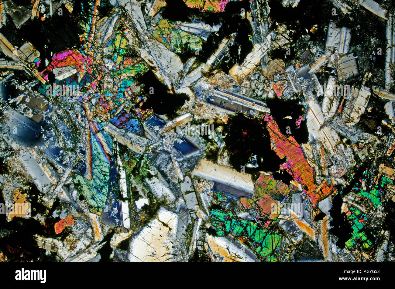 Dolerite photomicrograph hi-res stock photography and images - Alamy