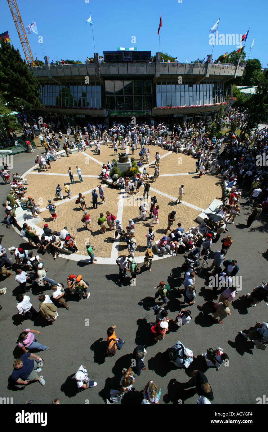 France Paris Mousquetaires square at Roland Garros tournament Stock ...
