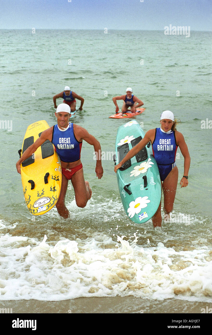 THE GREAT BRITAIN TEAM RACE AT THE EUROPEAN OPEN WATER LIFE SAVING ...