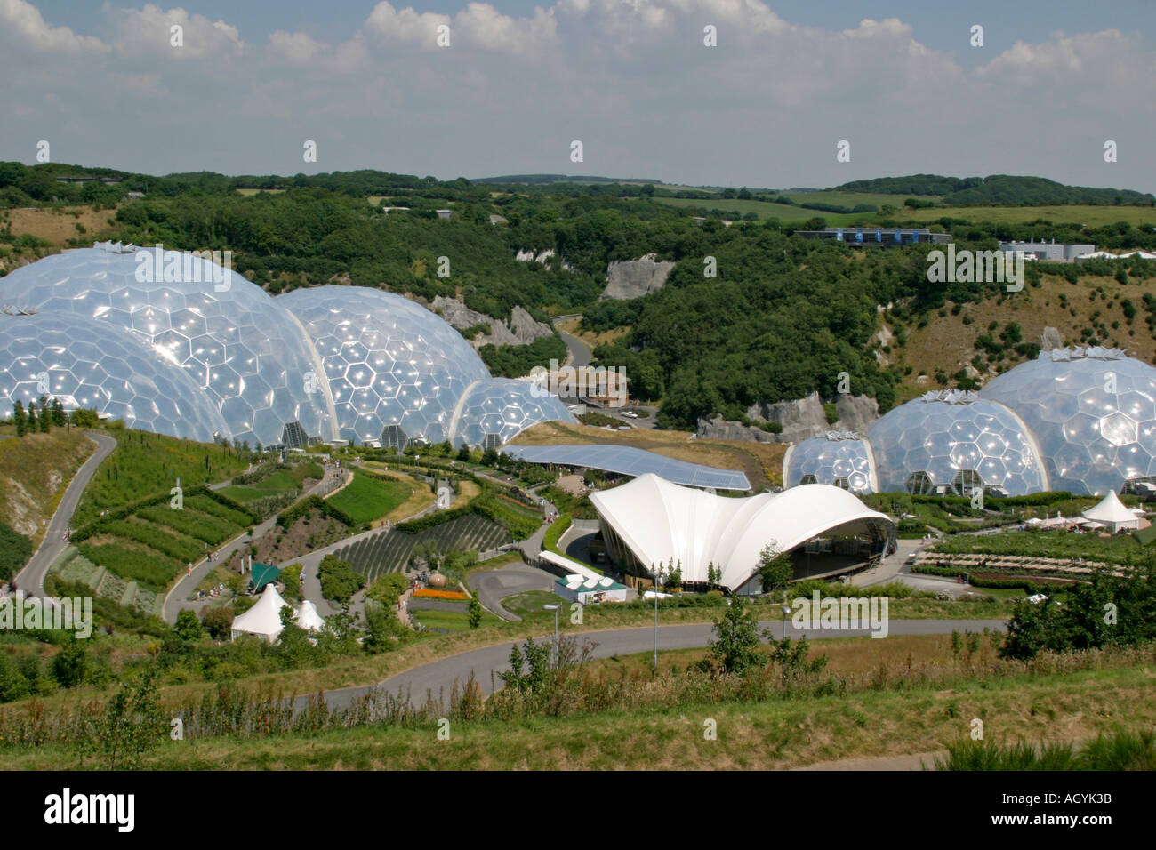 The Eden Project Cornwall Stock Photo - Alamy