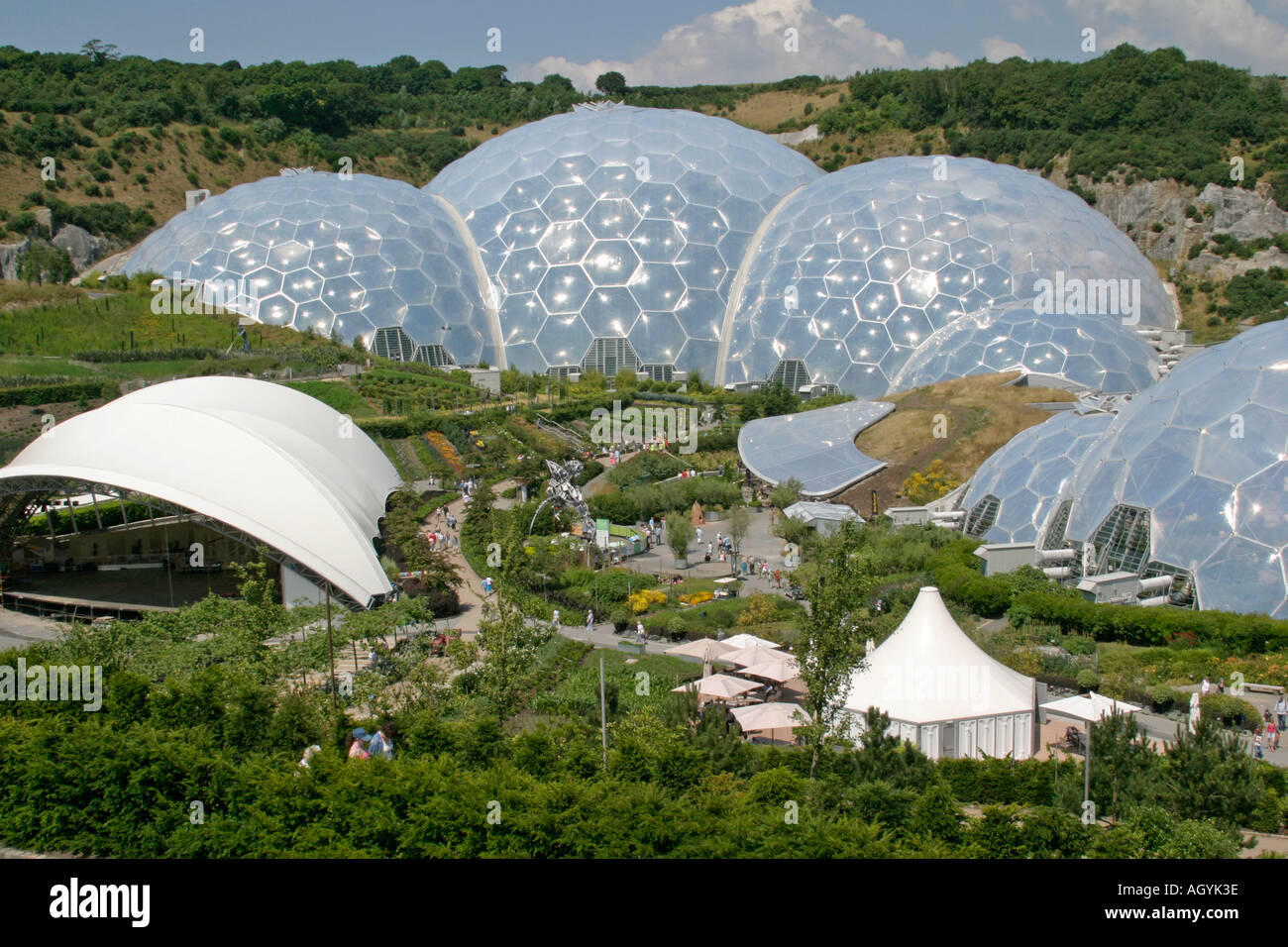 The Eden Project Cornwall Stock Photo - Alamy