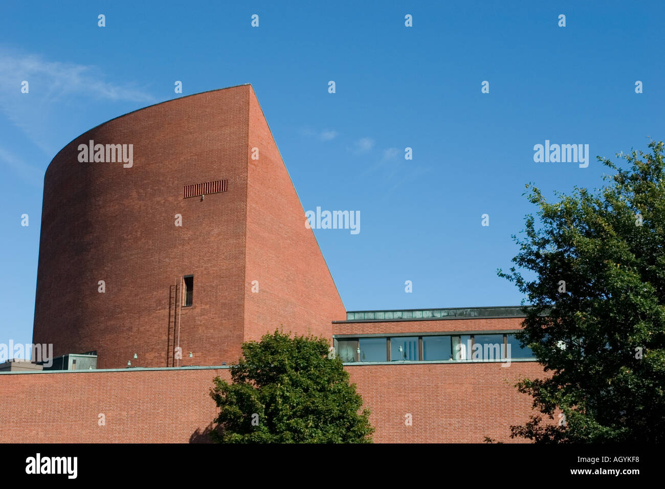 The main building of the Helsinki University of Technology Stock Photo ...