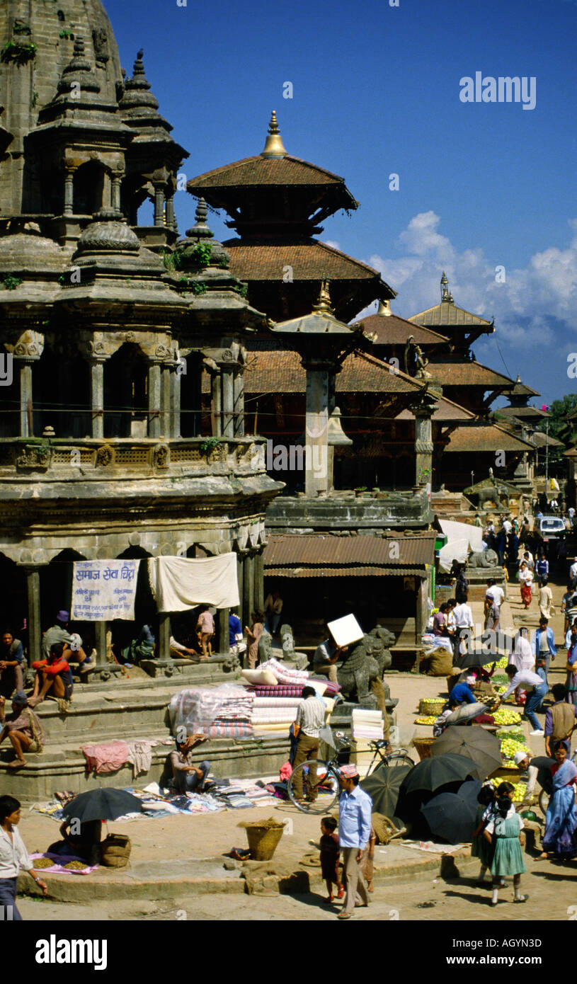 Patan nepal pagoda roofs hi-res stock photography and images - Alamy