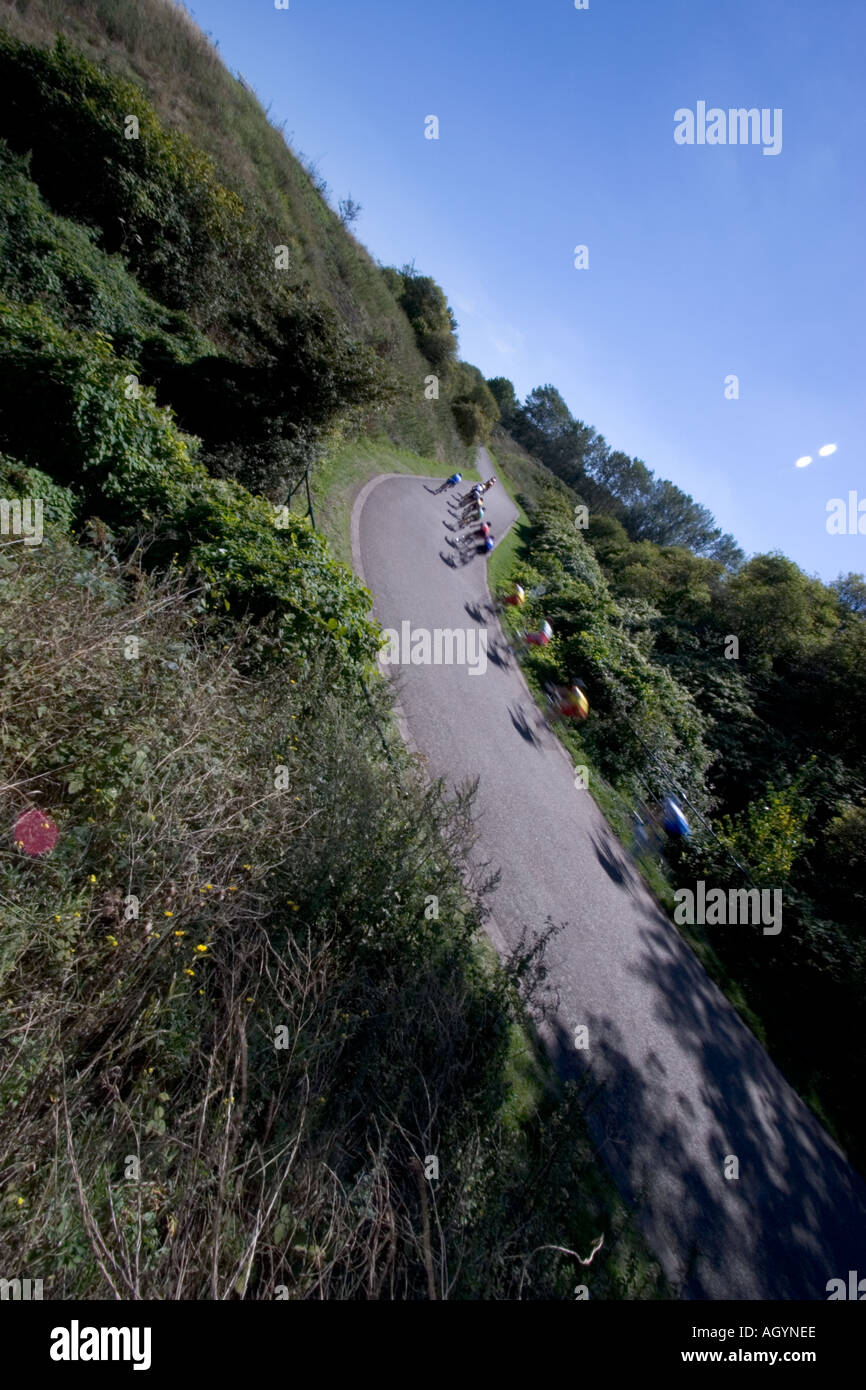 View of Eastway cycle track one mile circuit in Stratford Site for ...