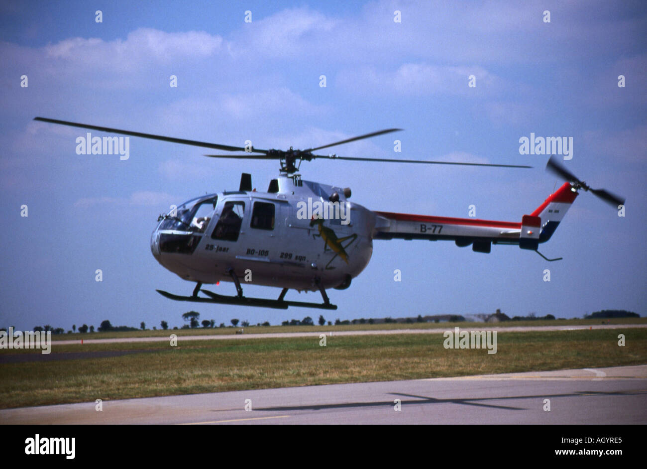 Bolkow Bo 105 Royal Netherlands AF Cottesmore Stock Photo - Alamy