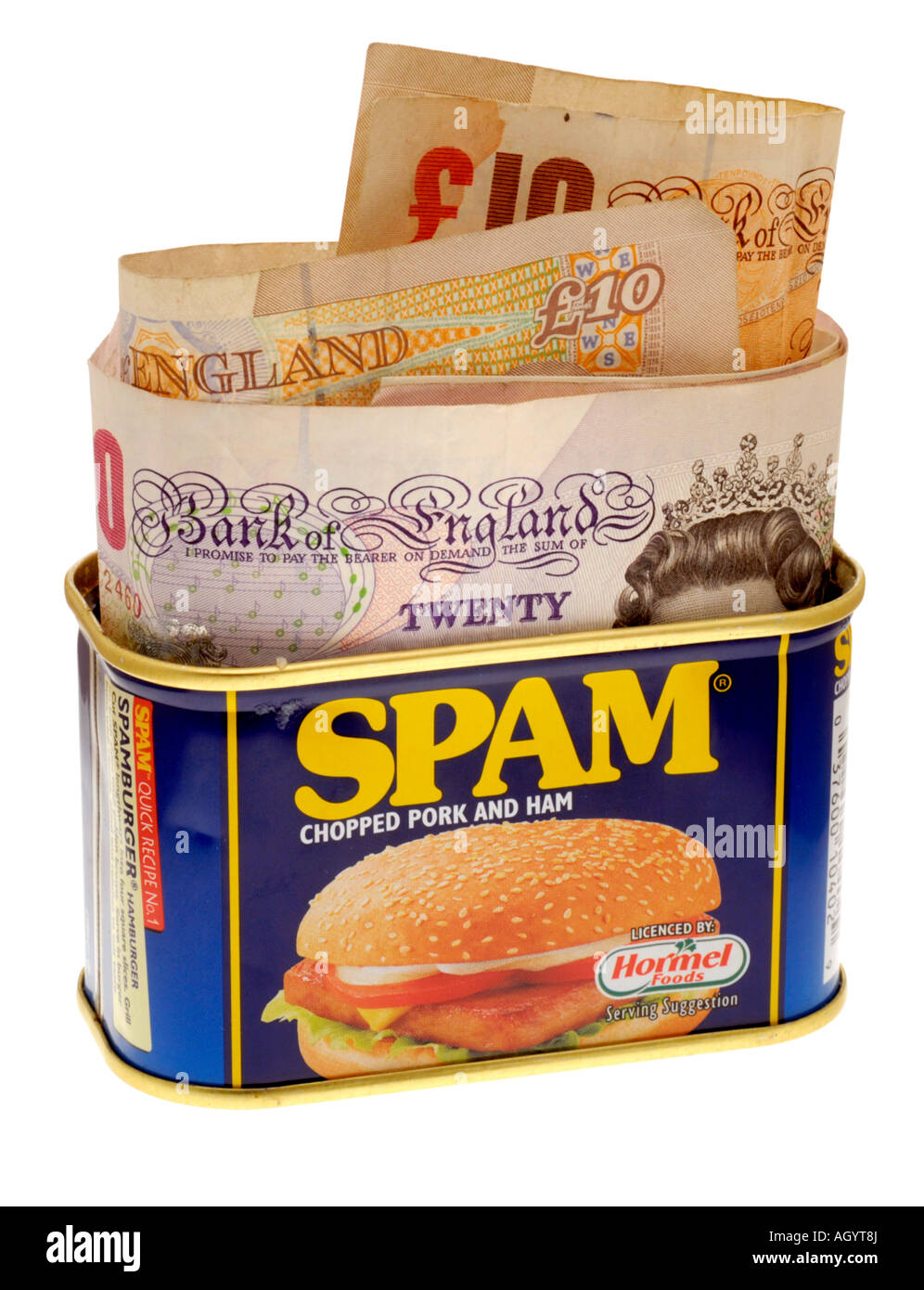 Tin spam tinned pork ham hi-res stock photography and images - Alamy
