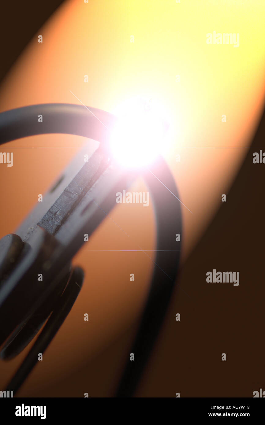 A stock photograph of a wire being cut by wire cutters Stock Photo - Alamy