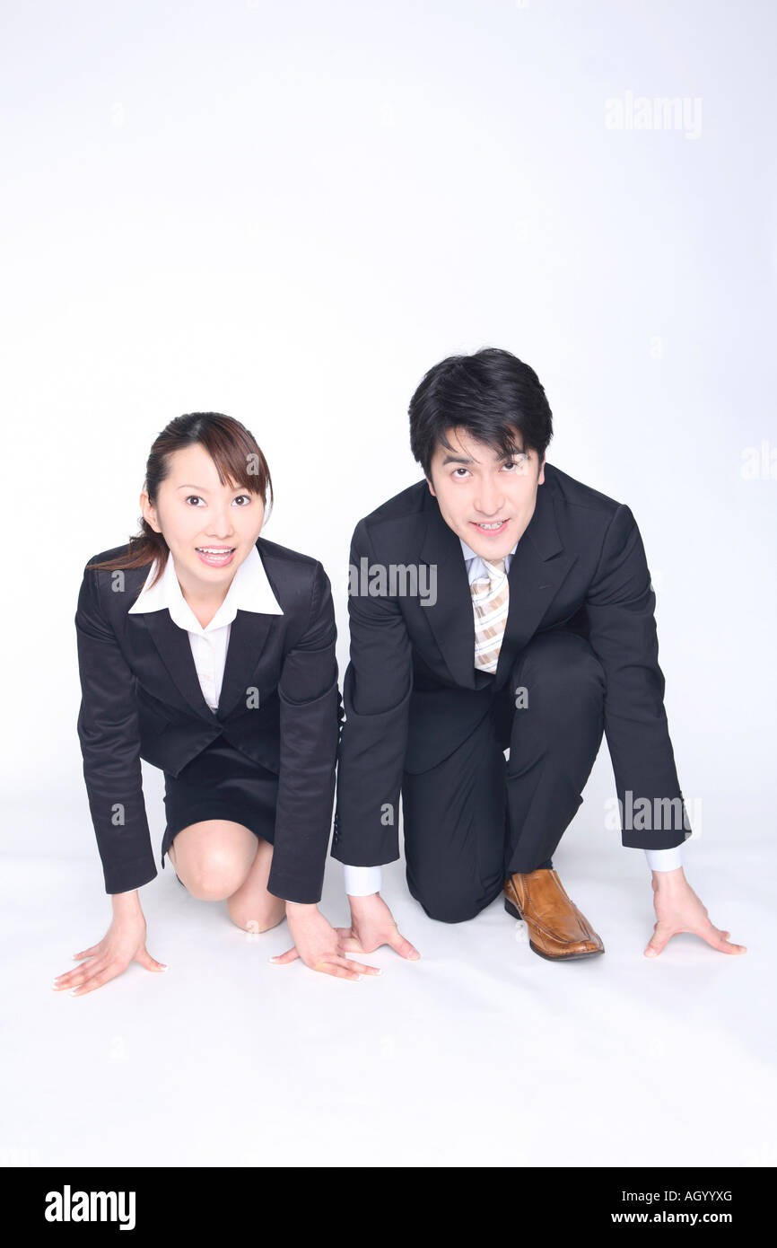 Boss and subordinate Stock Photo - Alamy