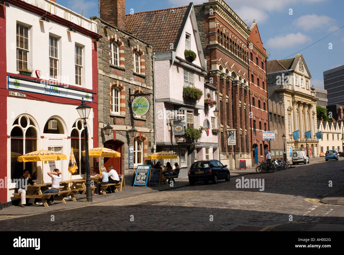 Bristol uk king street old hi-res stock photography and images - Alamy
