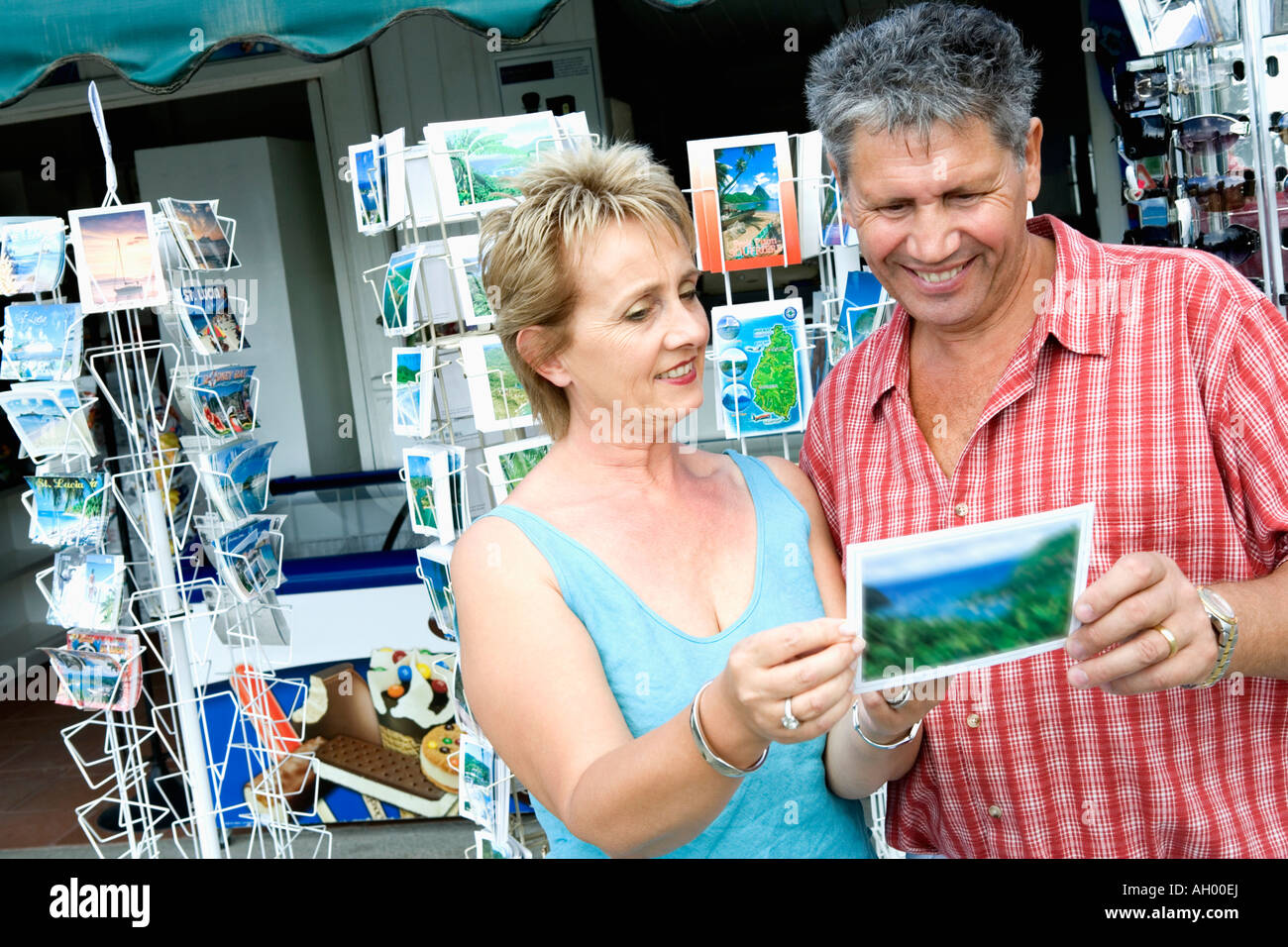 American postcard rack hi-res stock photography and images - Alamy